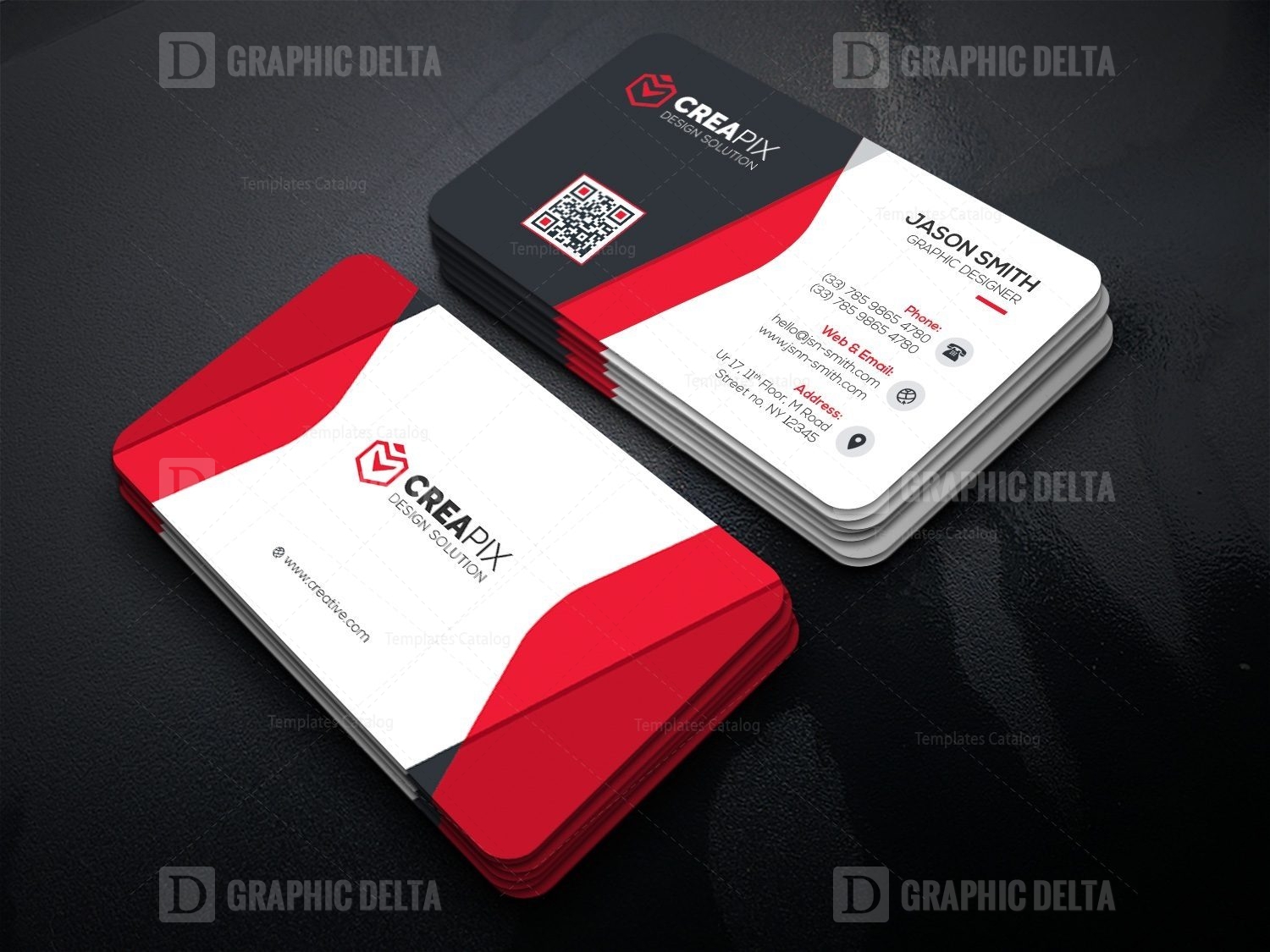 Elegant Business Card with Perfect Design - Graphic Delta | Graphic ...