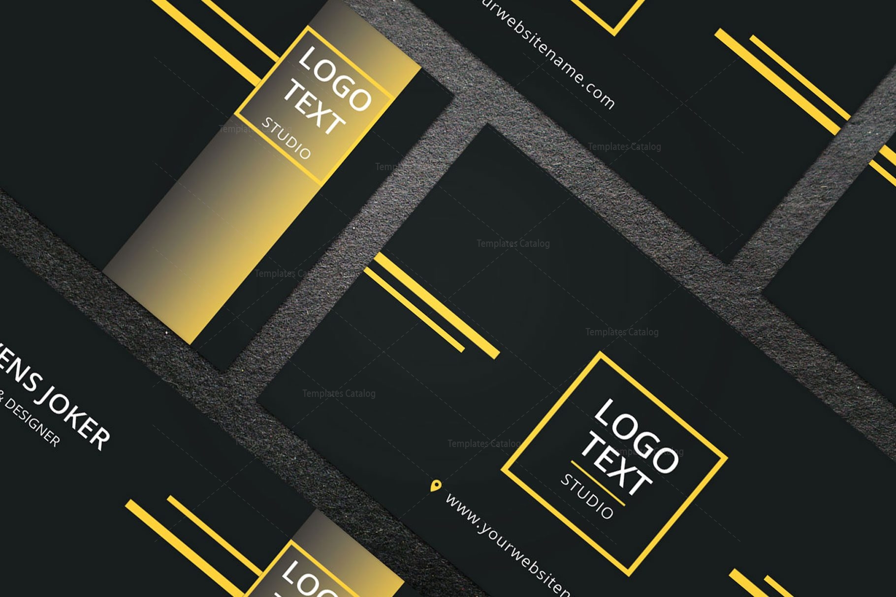 Minimal Programmer Business Card Design - Graphic Delta | Graphic ...