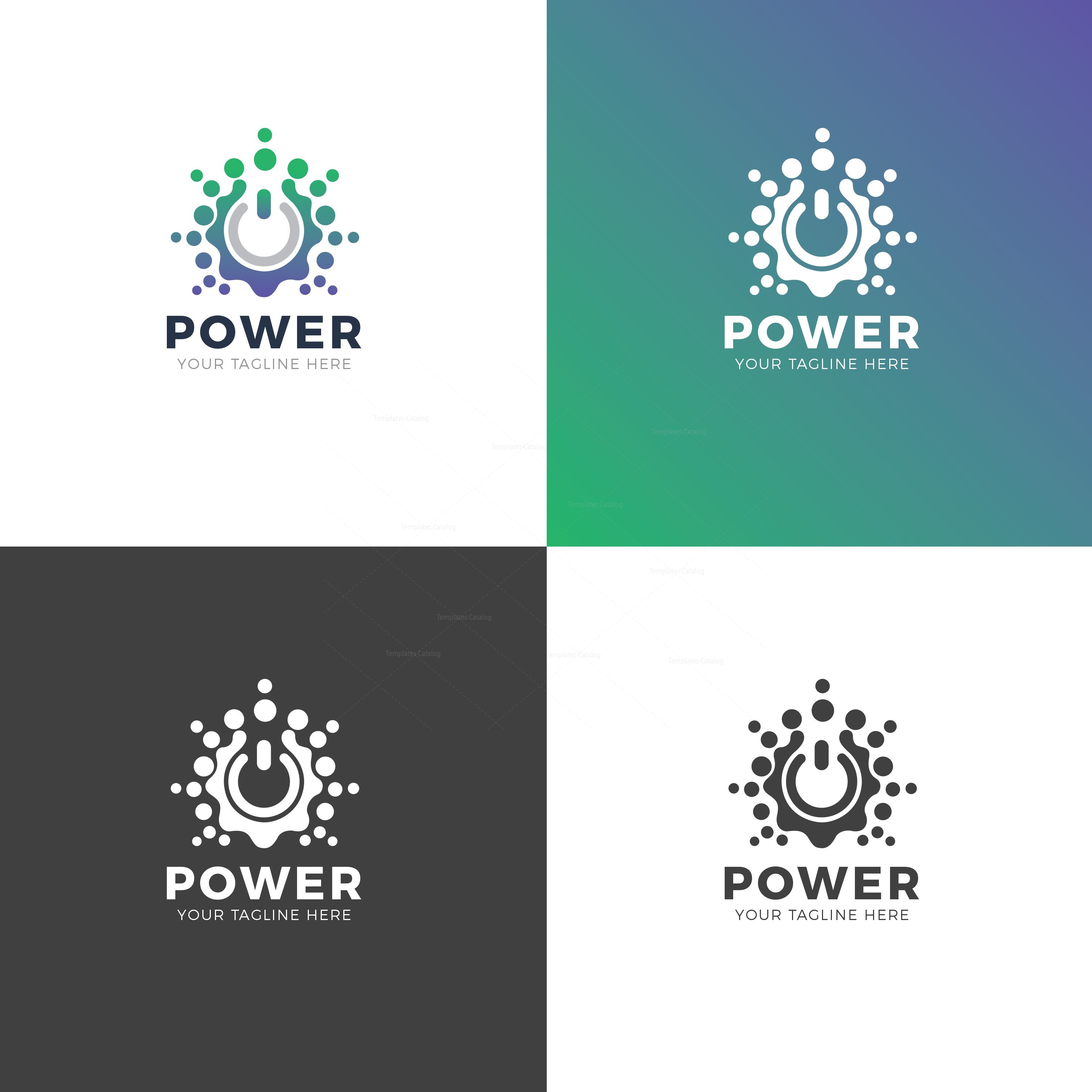 Power Professional Logo Design Template - Graphic Delta | Graphic ...