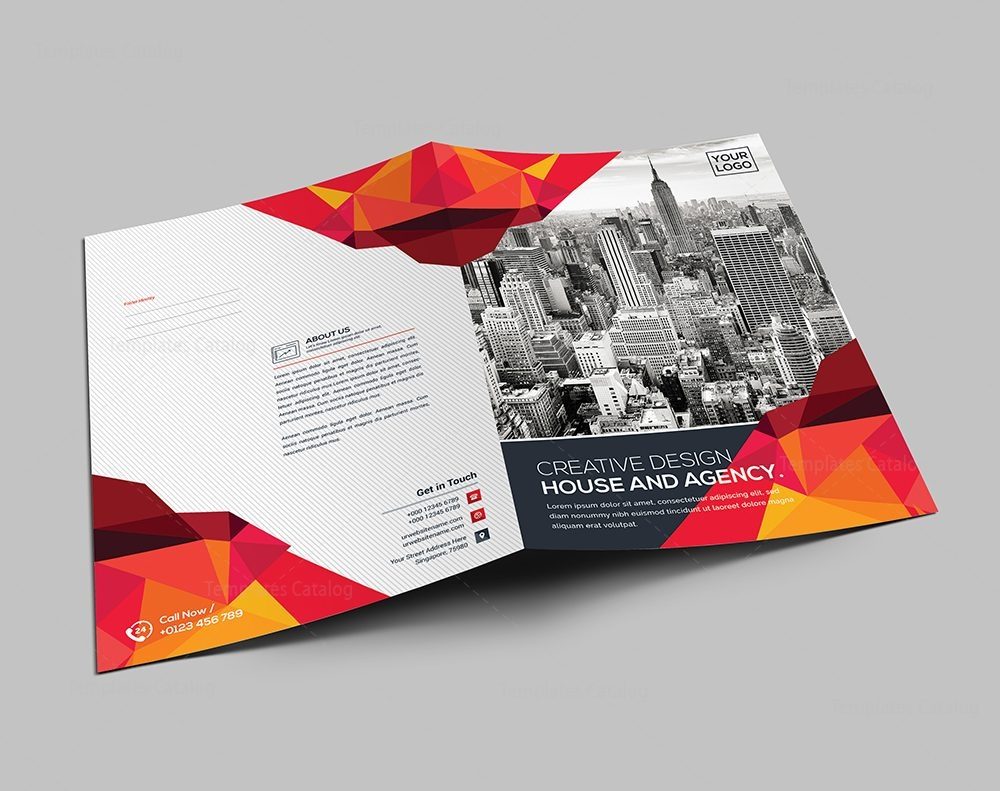 Presentation Folder Design Template - Graphic Delta | Graphic Templates ...